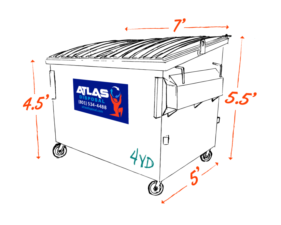 4 Yard Front Loader - Atlas Disposal